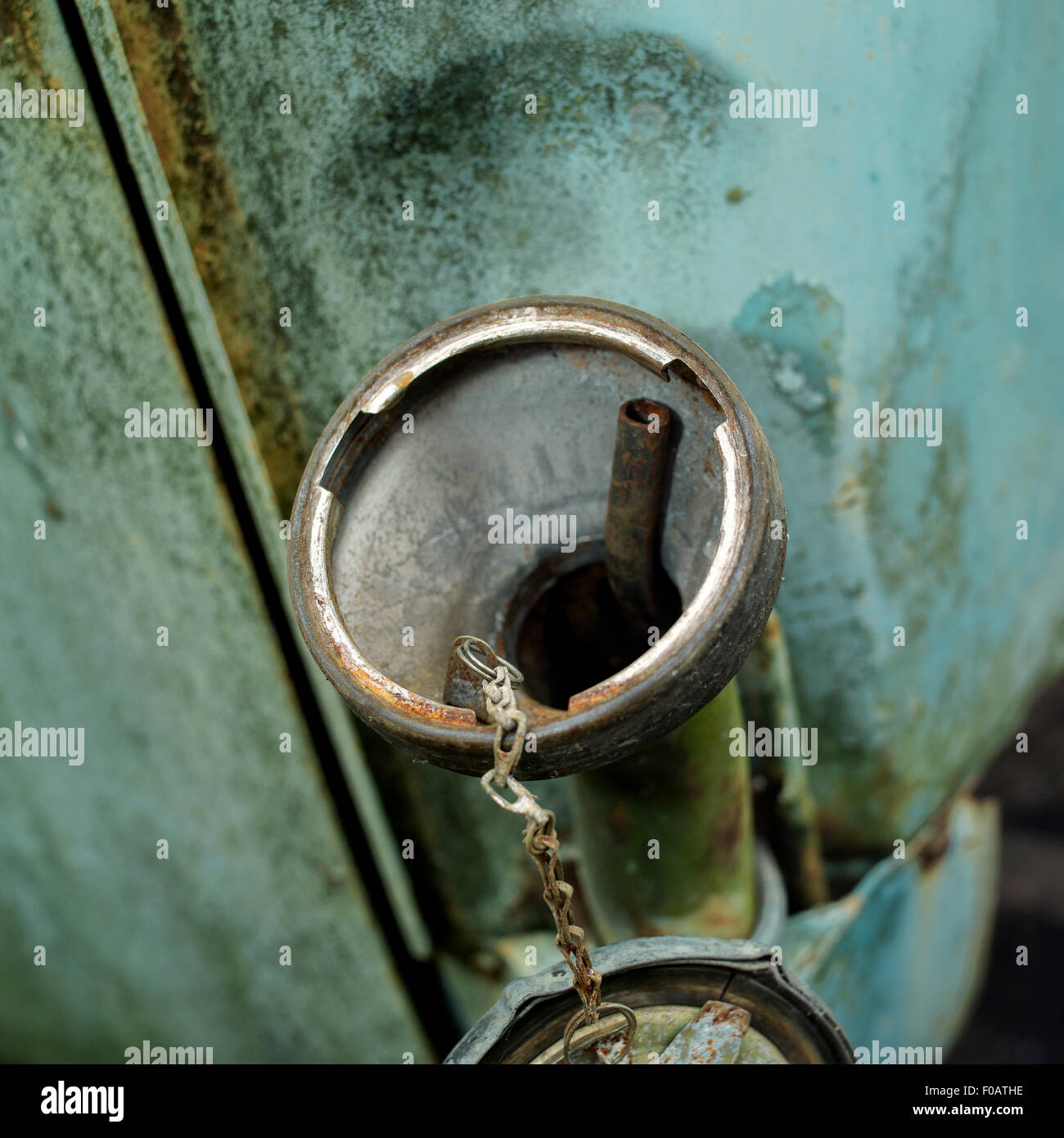 Open Fuel Tank Stock Photo - Alamy