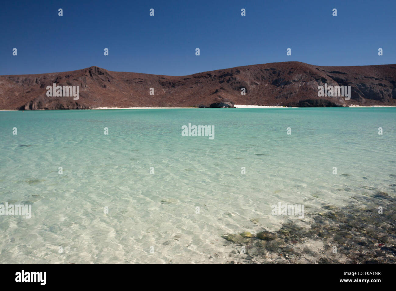 Balandra Bay and Sea of Cortes. La Paz, Baja California Sur. Mexico ...
