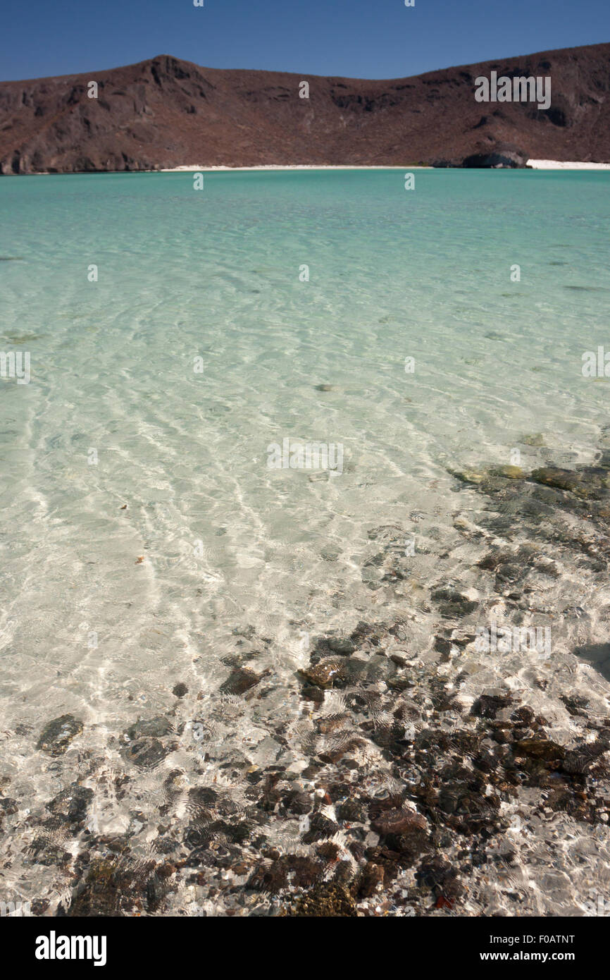Balandra Bay and Sea of Cortes. La Paz, Baja California Sur. Mexico ...
