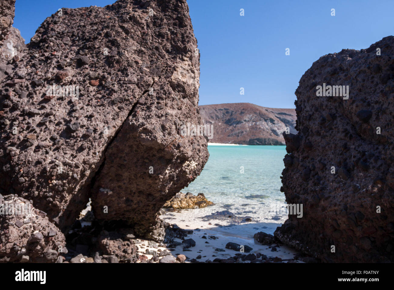Balandra Bay and Sea of Cortes. La Paz, Baja California Sur. Mexico ...