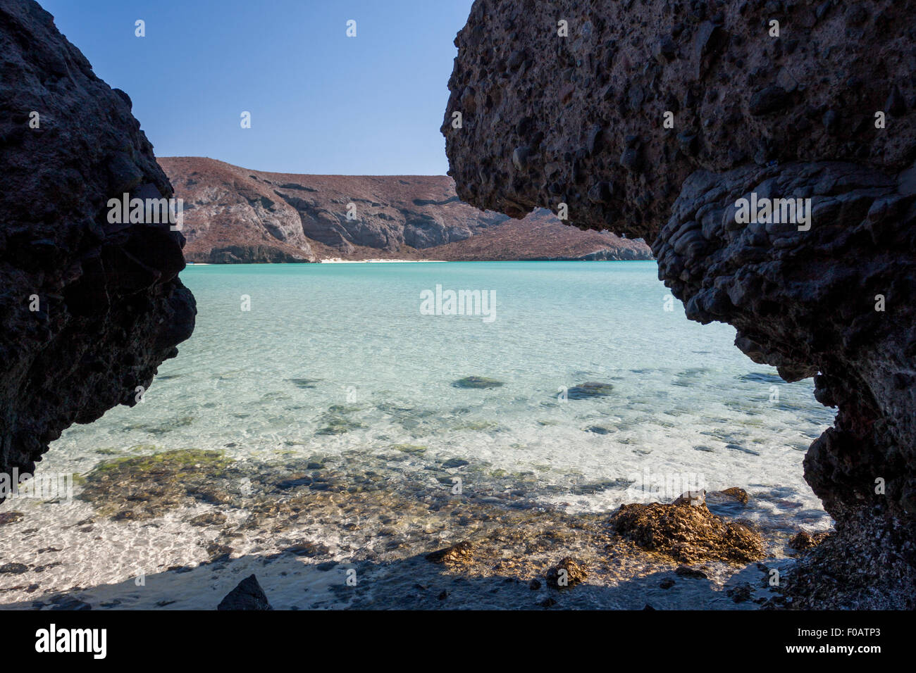 Balandra Bay and Sea of Cortes. La Paz, Baja California Sur. Mexico ...
