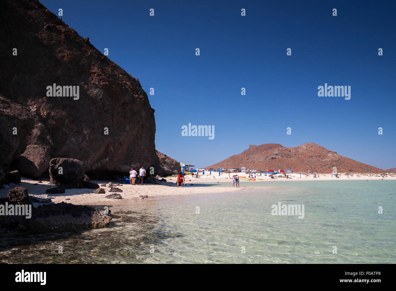 Balandra Bay and Sea of Cortes. La Paz, Baja California Sur. Mexico ...