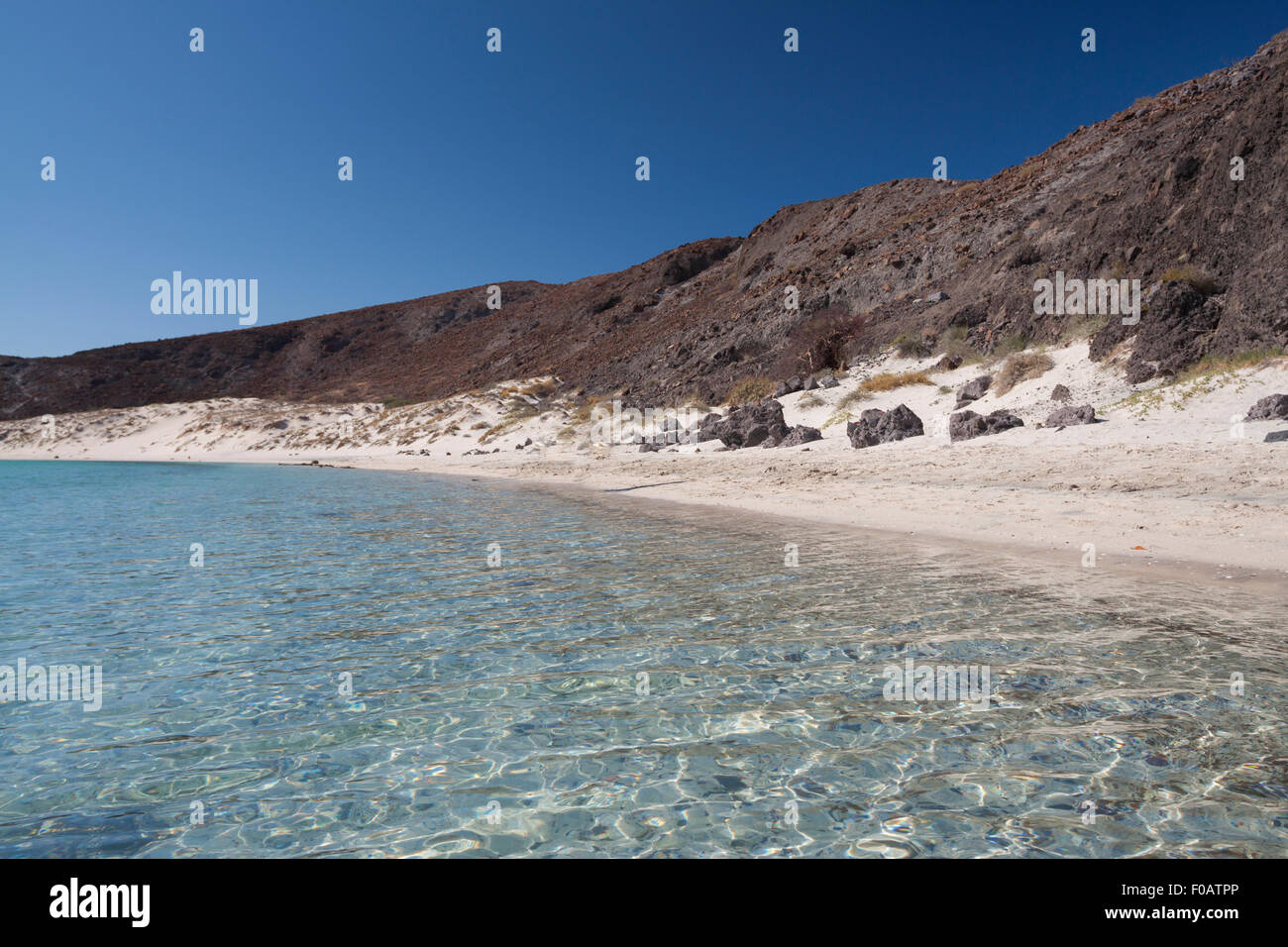 Balandra Bay and Sea of Cortes. La Paz, Baja California Sur. Mexico ...
