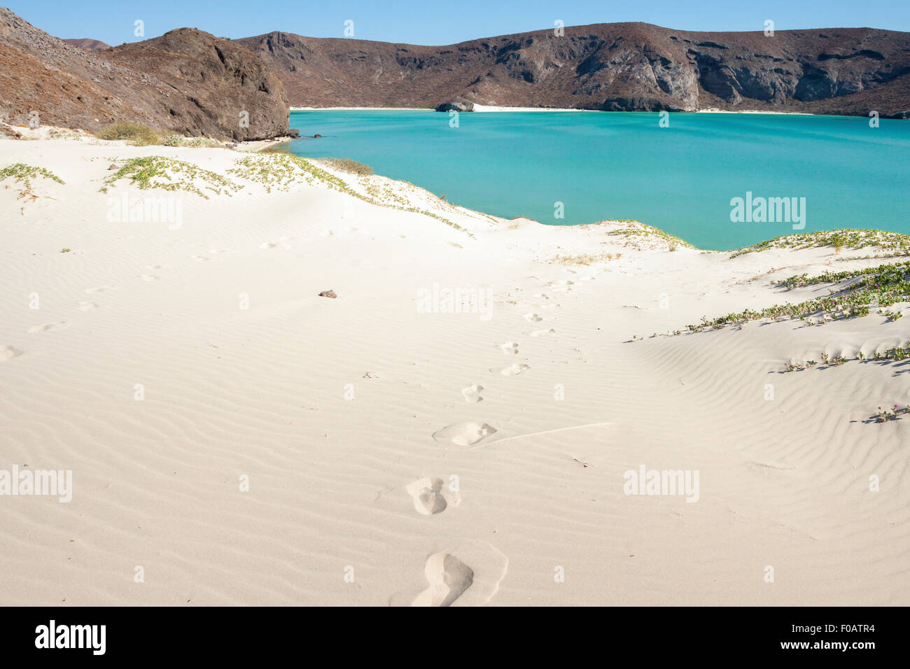 Balandra Bay and Sea of Cortes. La Paz, Baja California Sur. Mexico ...
