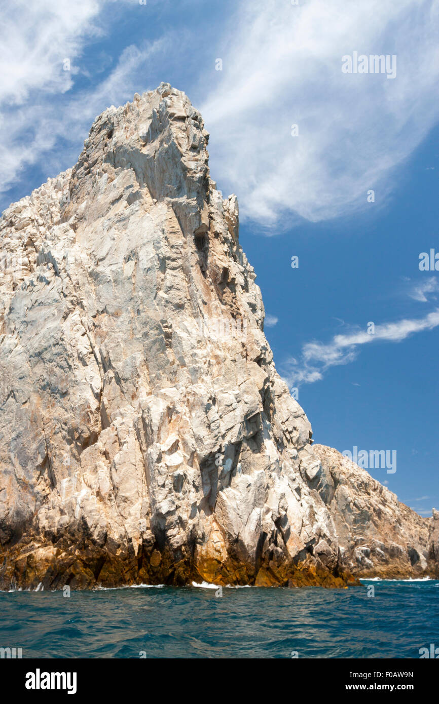 Rocks formation at the end of land named los arcos. Cabos San Lucas ...