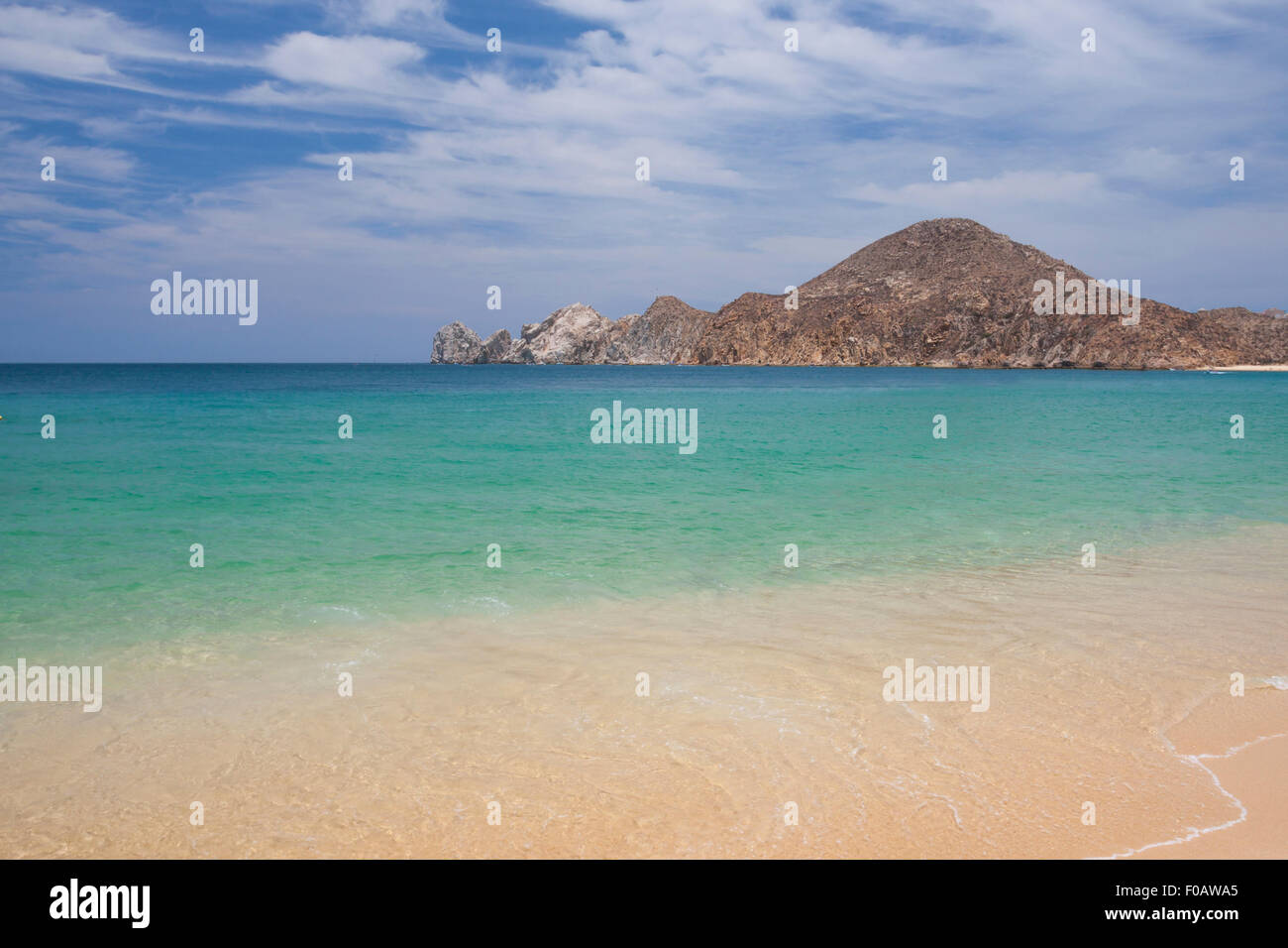 Crystalline and fresh water at the beach Cabos San Lucas, Baja ...