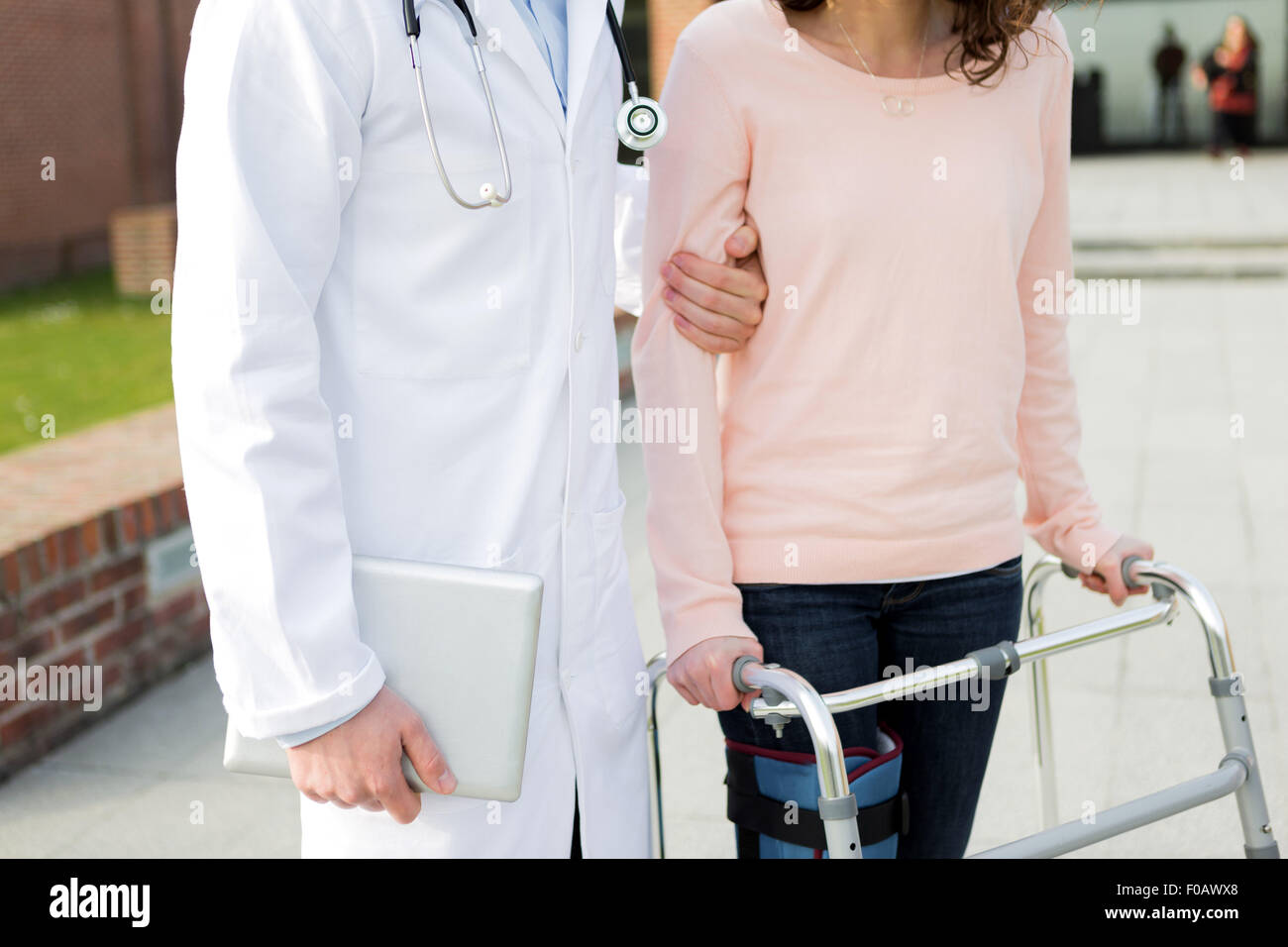 Close up doctor support woman hi-res stock photography and images - Alamy