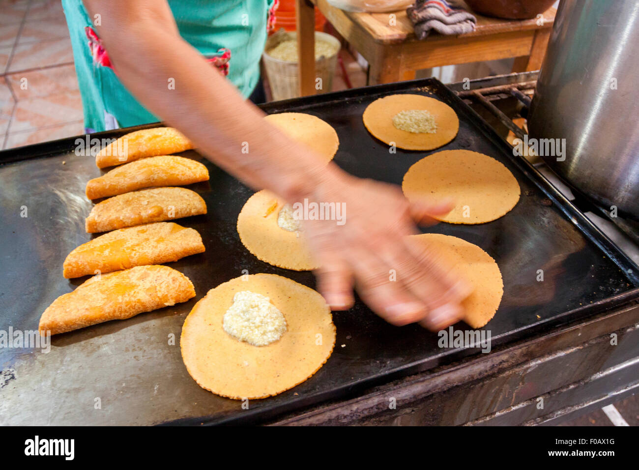 Reseller of enchilada potosina. San Luis Potosi, SLP. Mexico Stock ...