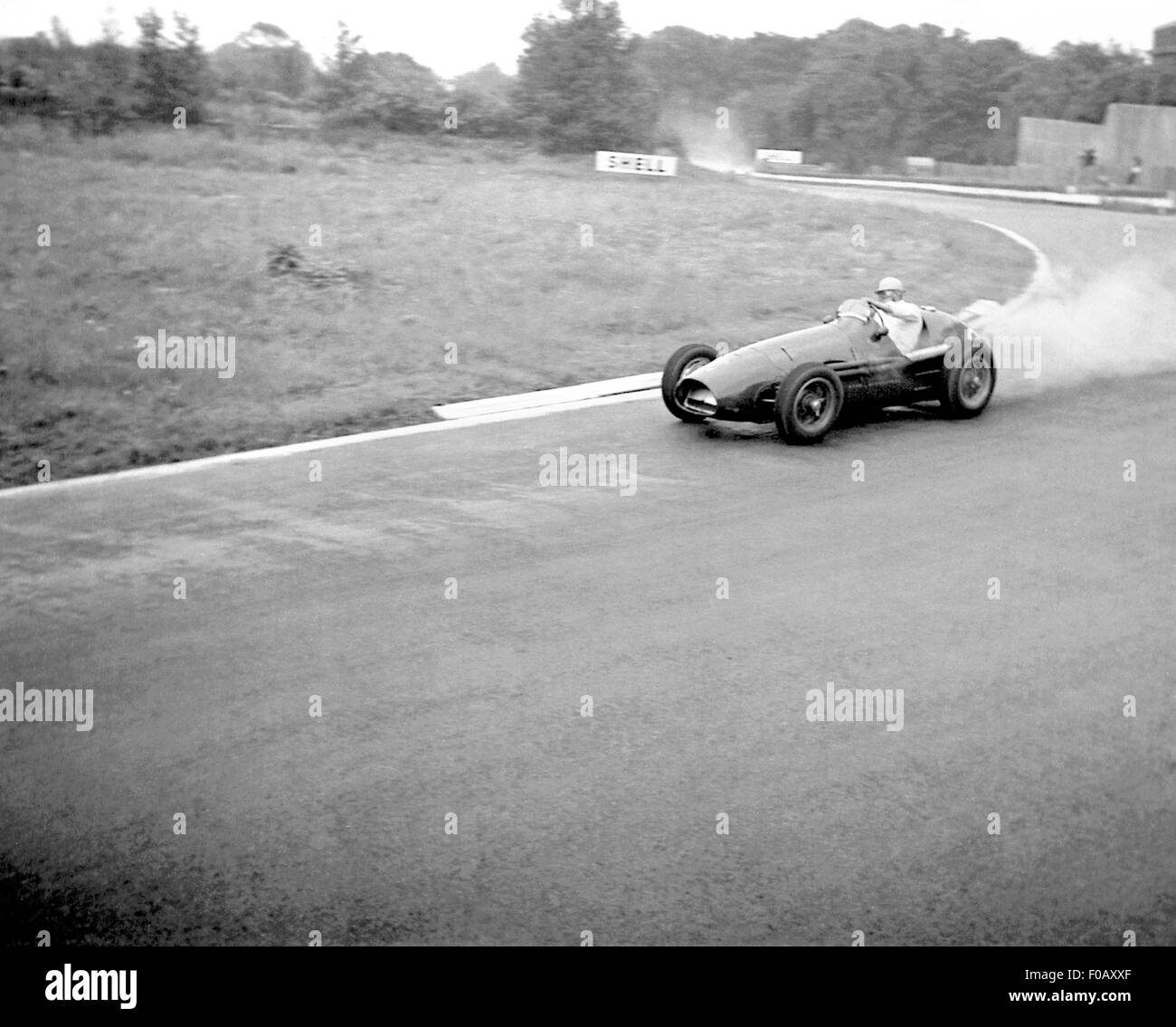Reg Parnell in his Ferrari 1954 Stock Photo - Alamy