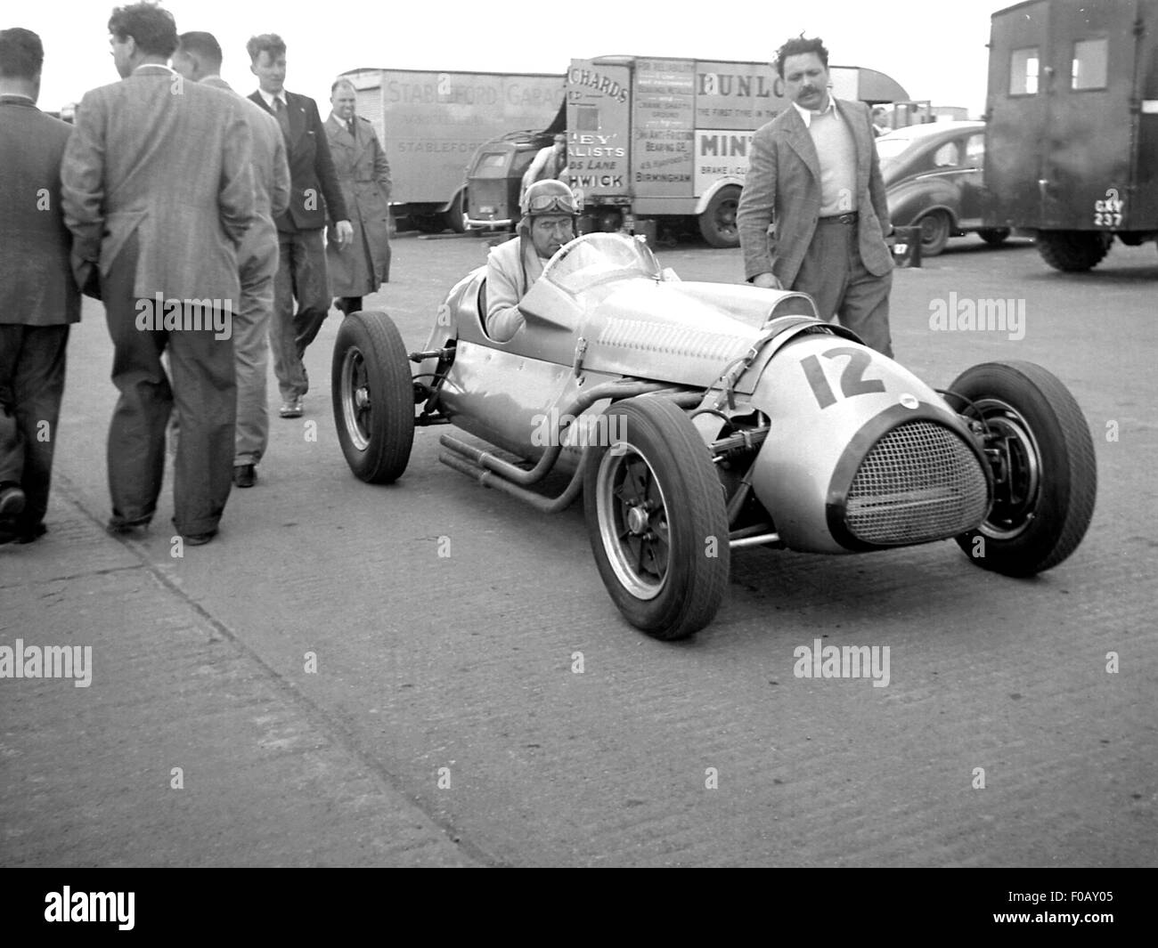 1952 SILVERSTONE ECURIE RICHMOND ALAN BROWN BERNIE RODGER COOPER ...