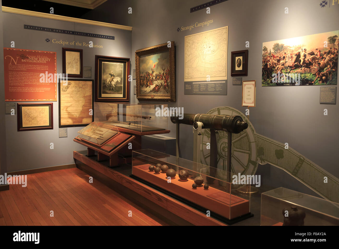 Interior view of Washington's Headquarters Museum Morristown National ...