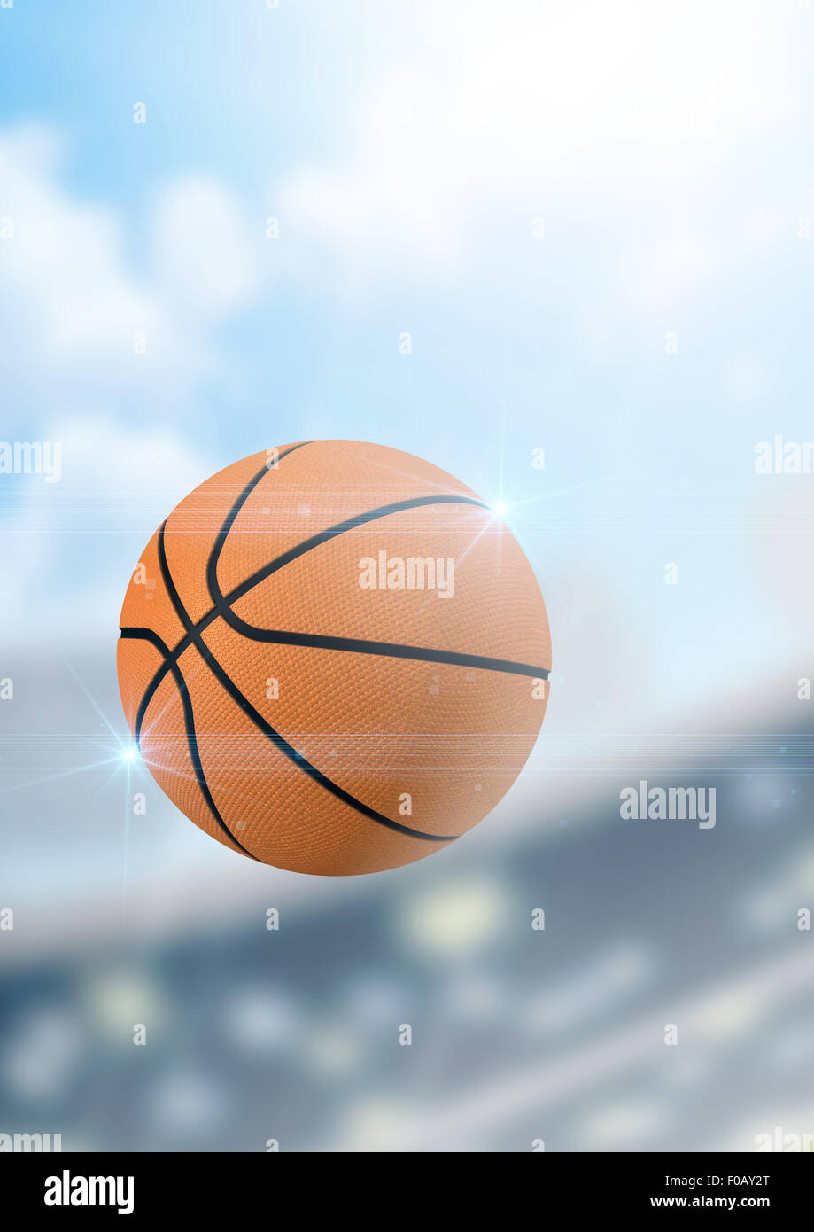 Basketball flying through air hi-res stock photography and images - Alamy