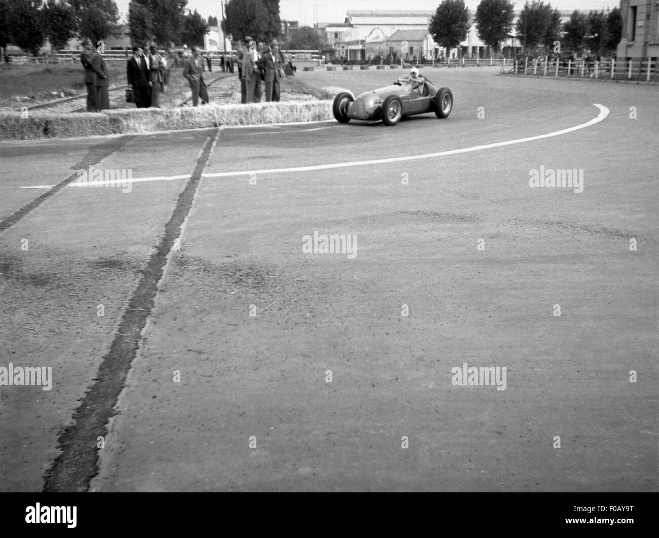 Motor car racing driver Black and White Stock Photos & Images - Alamy