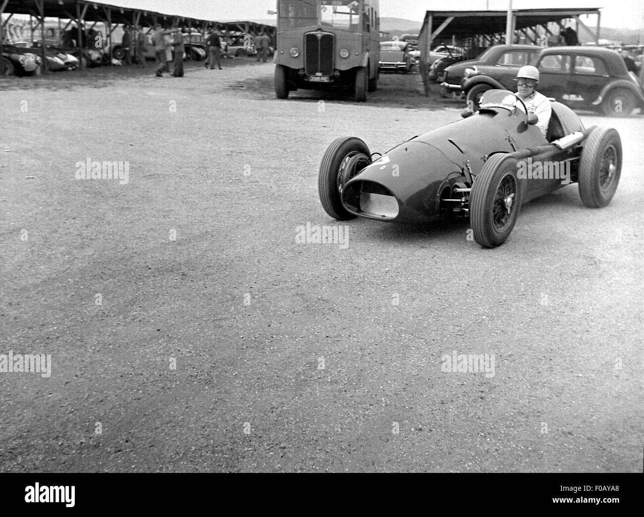 Reg Parnell in his Ferrari 625 1955 Stock Photo - Alamy