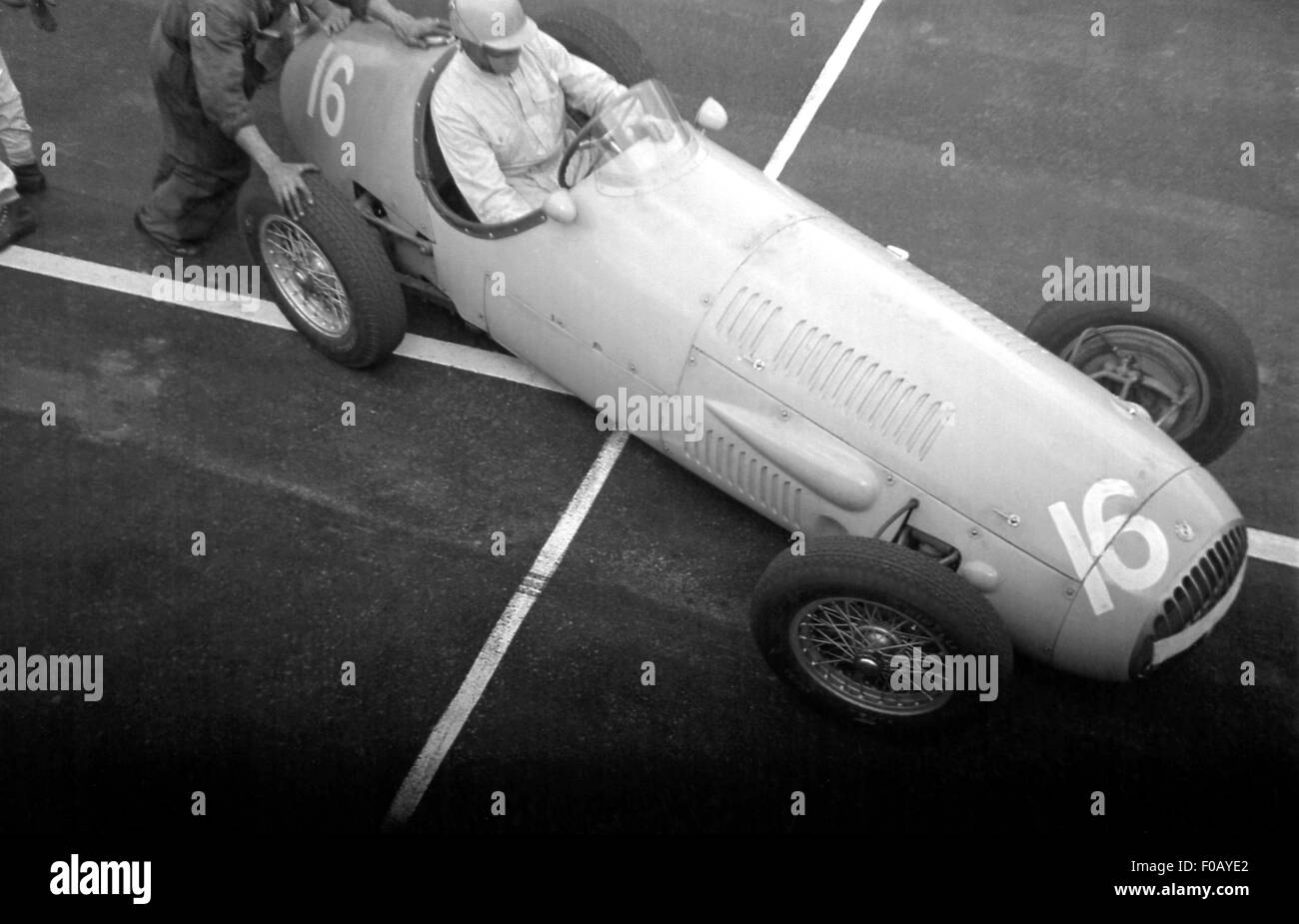 Louis Chiron in his Osca Stock Photo - Alamy