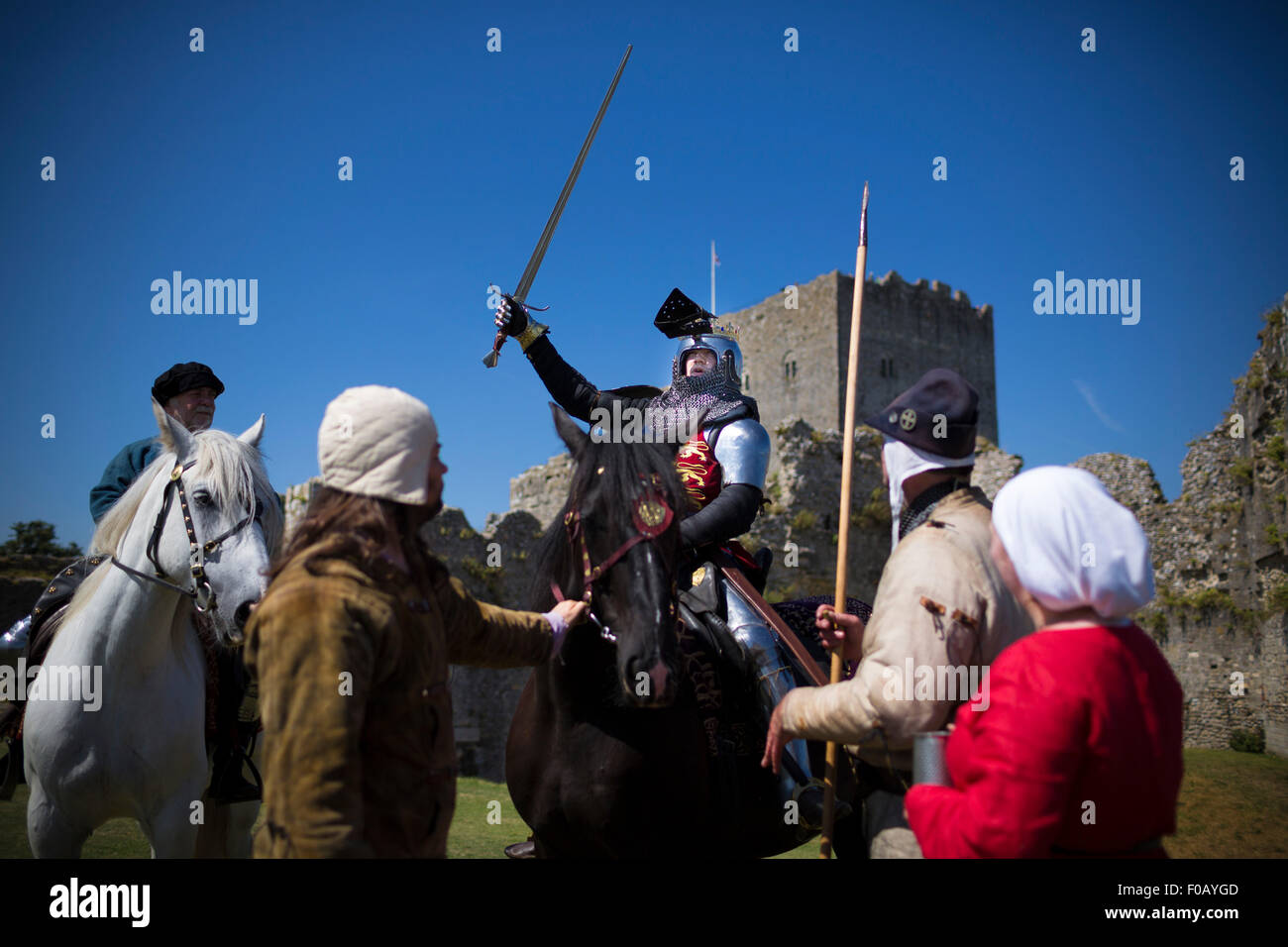 Battle of agincourt reenactment hi-res stock photography and images - Alamy