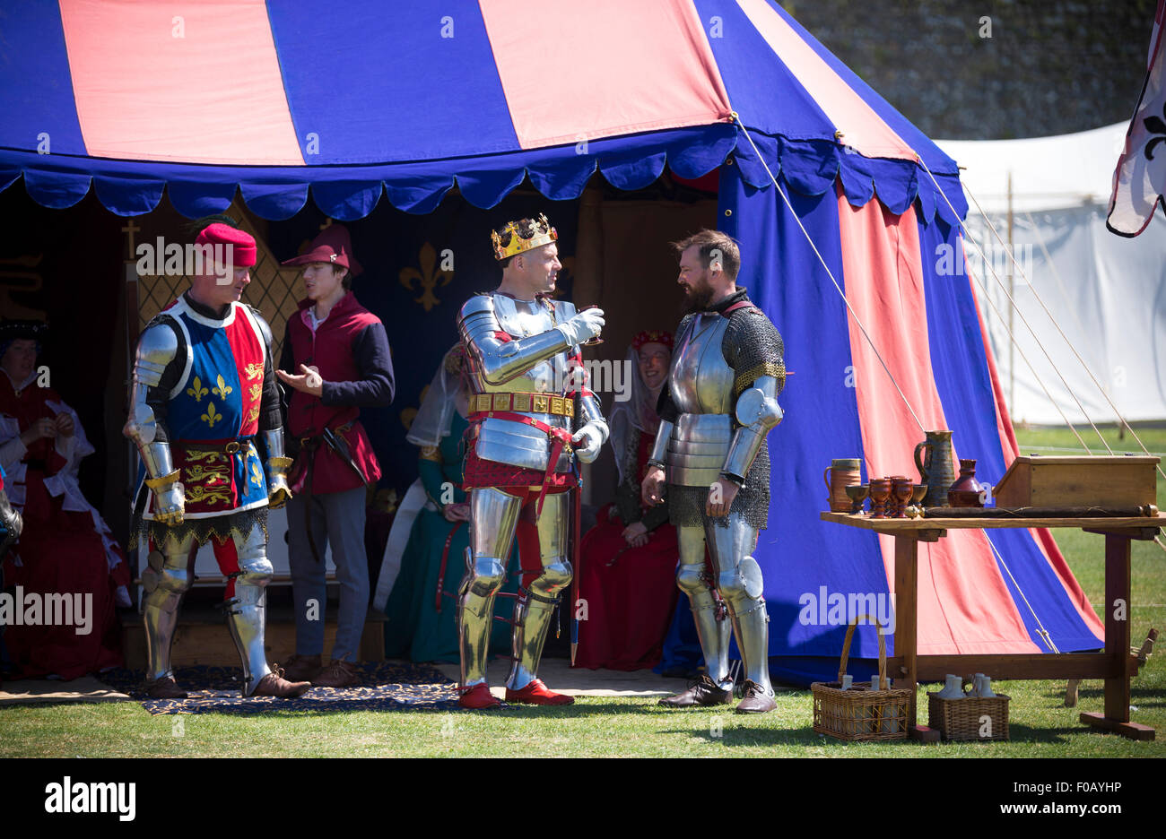 Battle of agincourt reenactment hi-res stock photography and images - Alamy