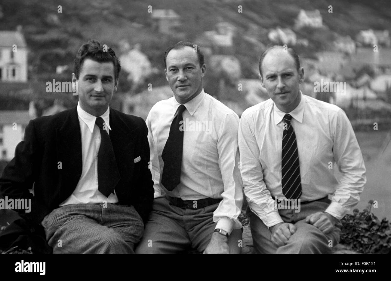 Portrait of three men Stock Photo - Alamy