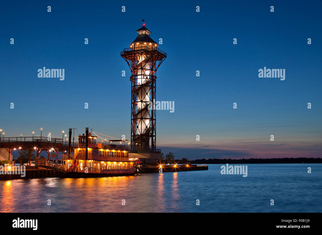 VICTORIAN PRINCESS STEAMBOAT BICENTENNIAL TOWER DOBBINS LANDING ...