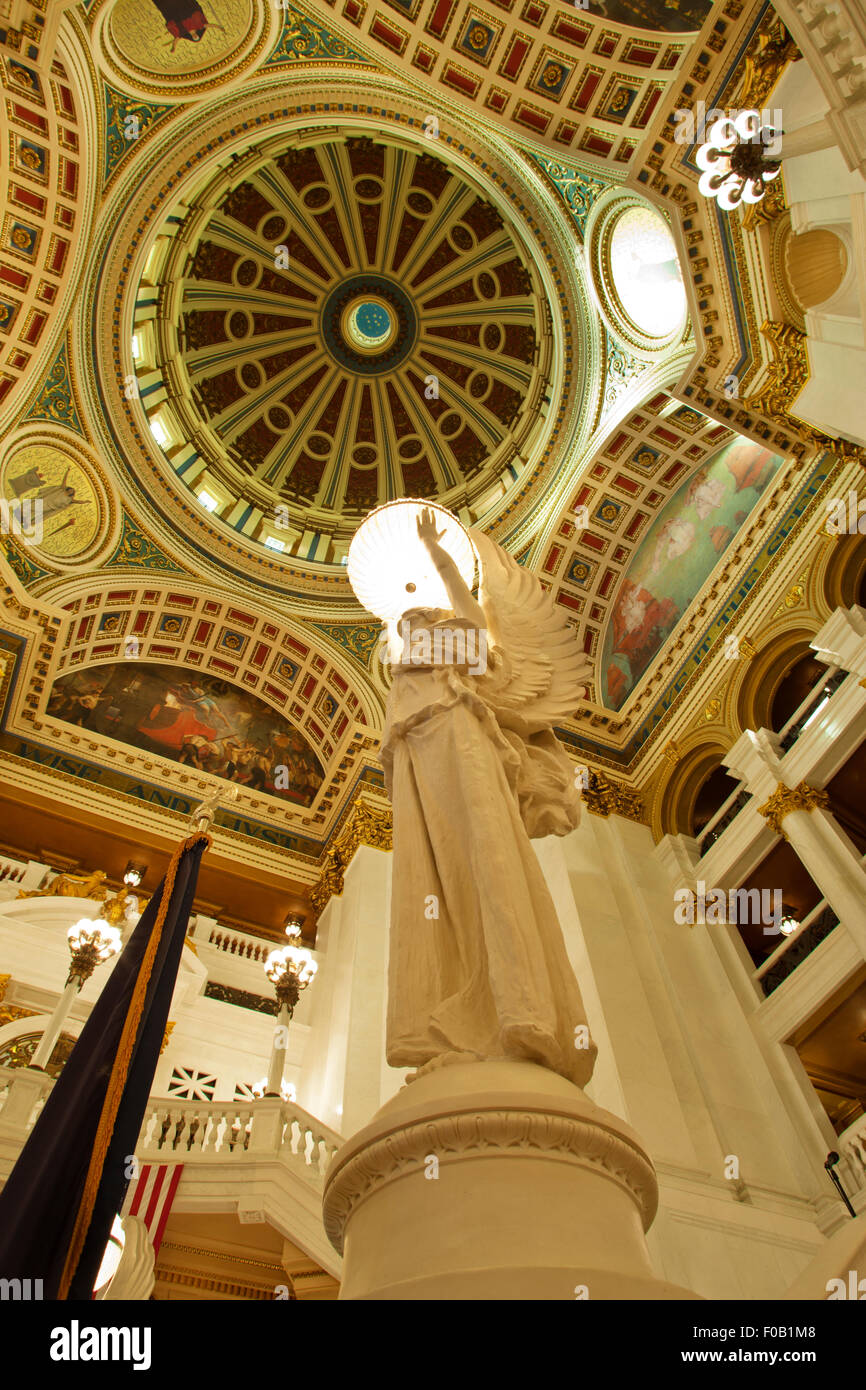 Inside state capitol building harrisburg hi-res stock photography and ...