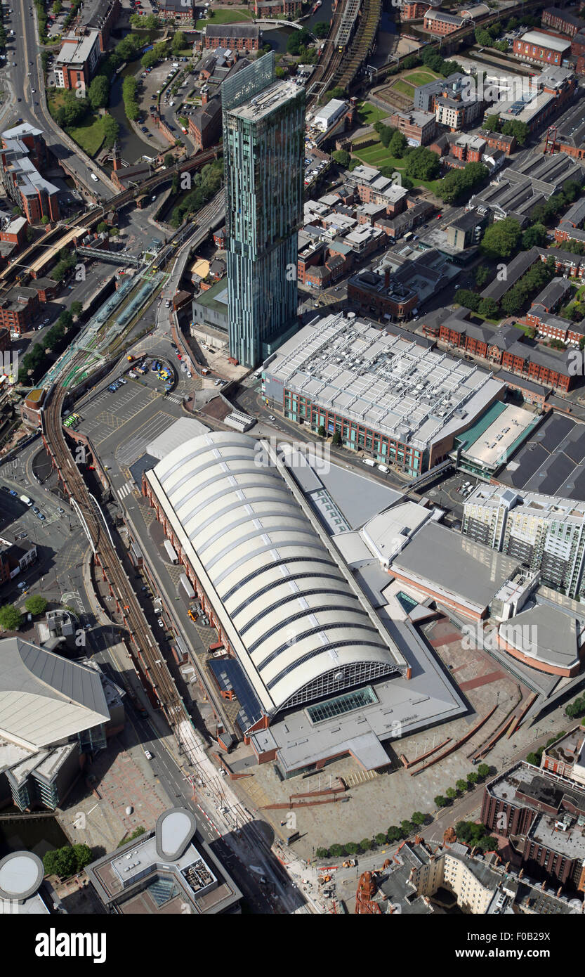 aerial view of Manchester Central Convention Complex, or GMEX,and ...