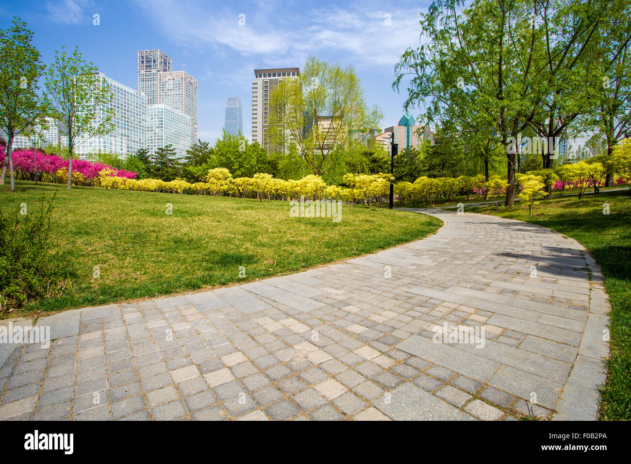 Beijing grass urban park hi-res stock photography and images - Alamy