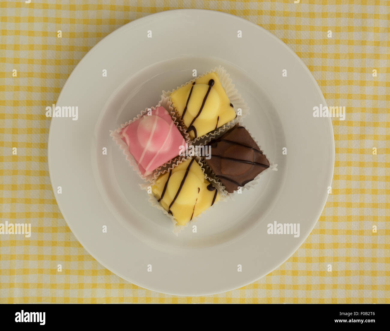 cakes on a plate Stock Photo - Alamy