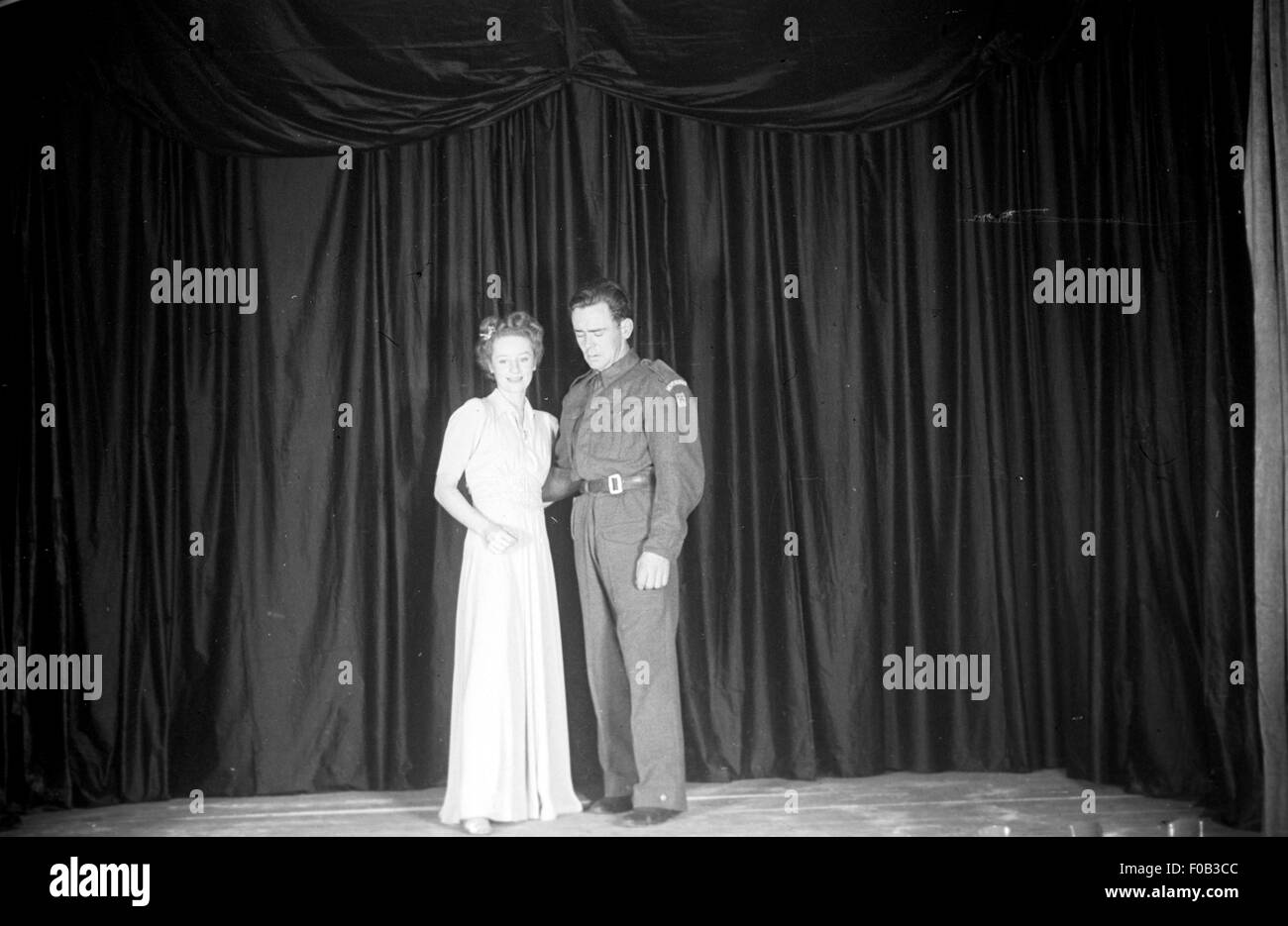 Play man on stage Black and White Stock Photos & Images - Alamy