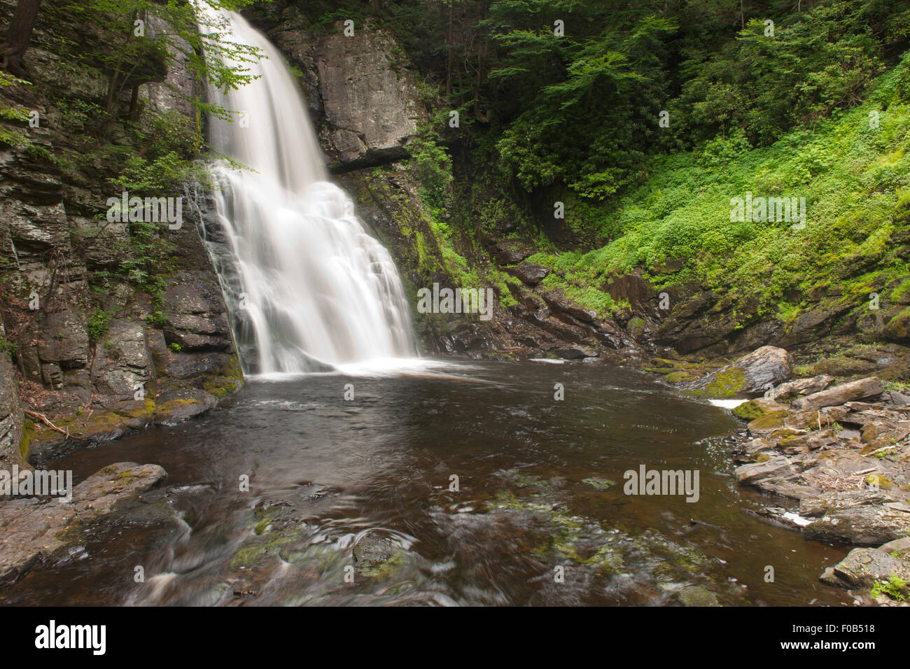 MAIN WATERFALLS BUSHKILL FALLS PARK BUSHKILL CREEK PIKE COUNTY ...