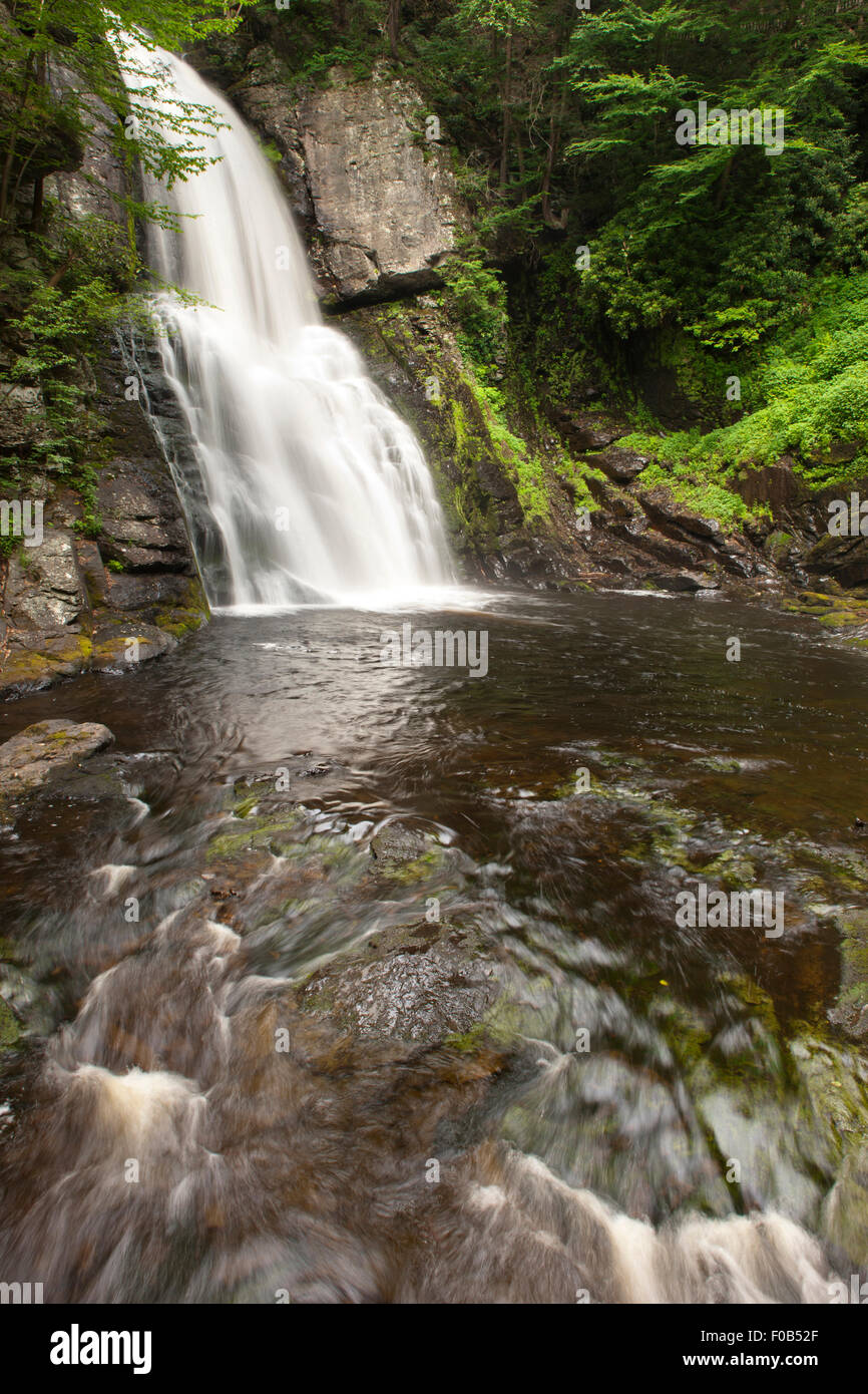 MAIN WATERFALLS BUSHKILL FALLS PARK BUSHKILL CREEK PIKE COUNTY ...
