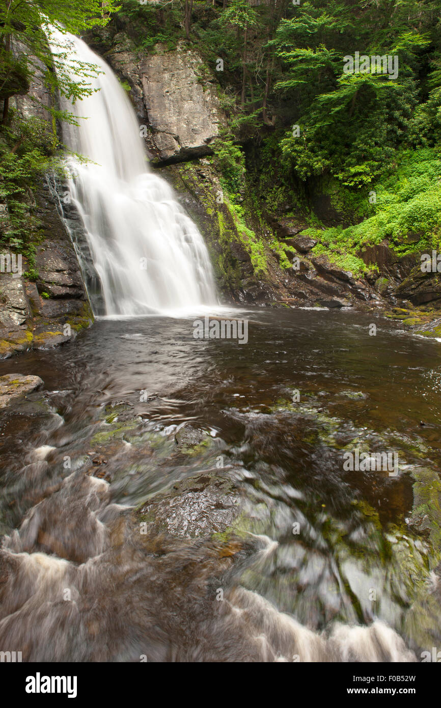 MAIN WATERFALLS BUSHKILL FALLS PARK BUSHKILL CREEK PIKE COUNTY ...