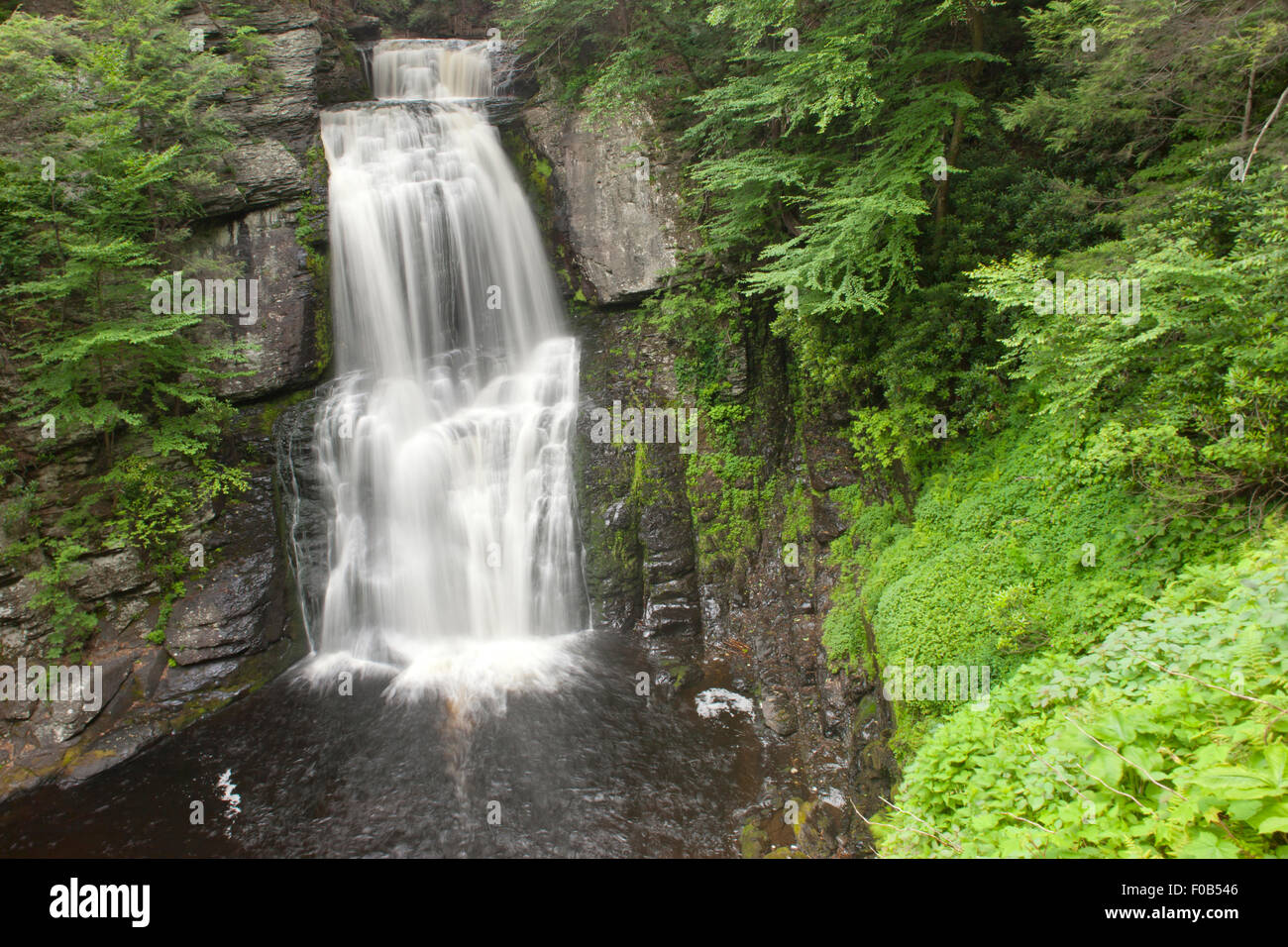 MAIN WATERFALLS BUSHKILL FALLS PARK BUSHKILL CREEK PIKE COUNTY ...