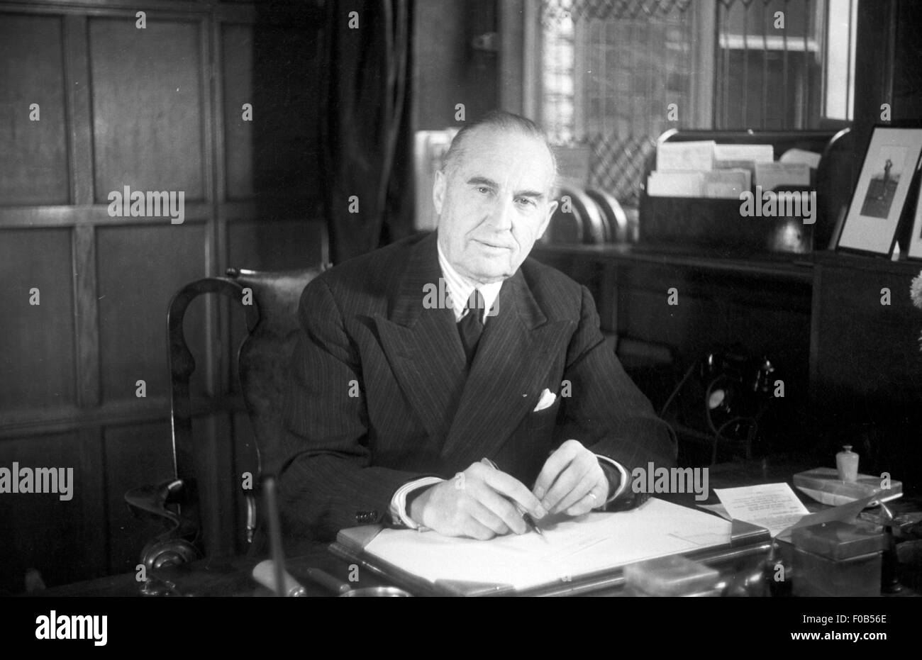 Middle aged man glasses Black and White Stock Photos & Images - Alamy