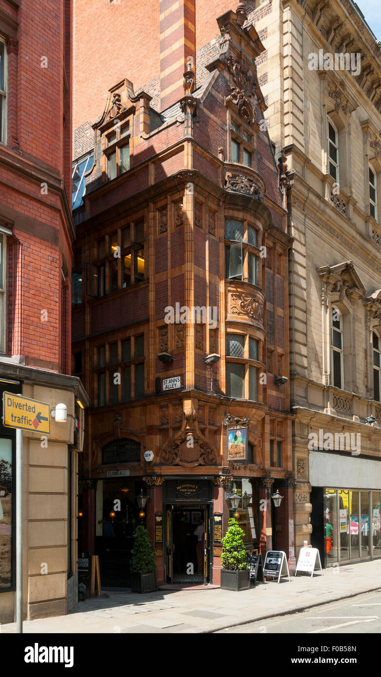Mr Thomas’s Chop House, Cross Street, Manchester, England, UK Stock ...