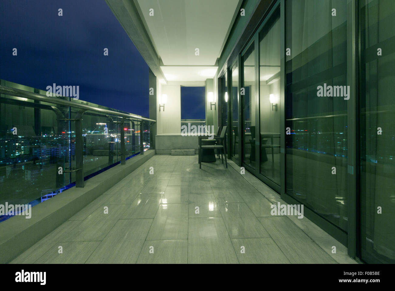 Luxury balcony, China Stock Photo - Alamy
