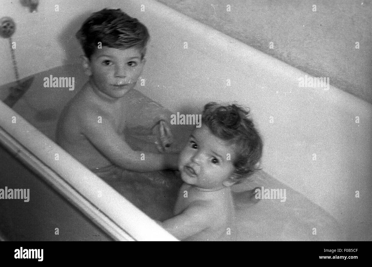 1940s Two Kids Boys High Resolution Stock Photography and Images - Alamy