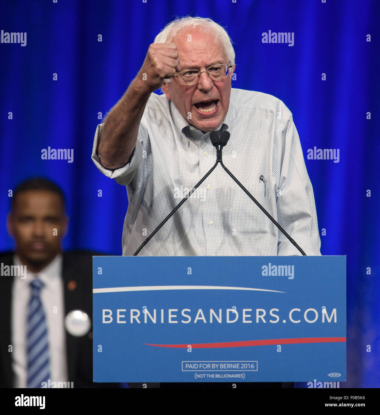 Los Angeles, California, USA. 10th Aug, 2015. Vermont Senator and ...