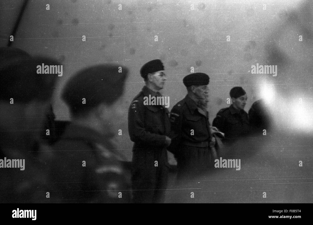 Men of the Home Guard in uniform during the Second World War Stock ...