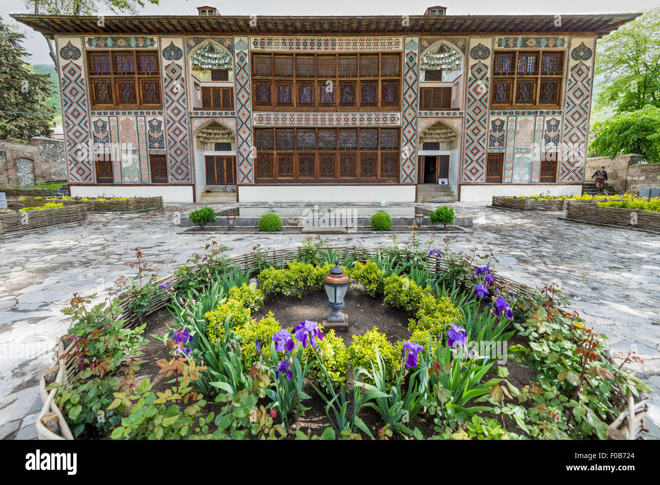 Courtyard, UNESCO Royal Summer Palace of Sheki (Shaki, Seki) Khan aka ...