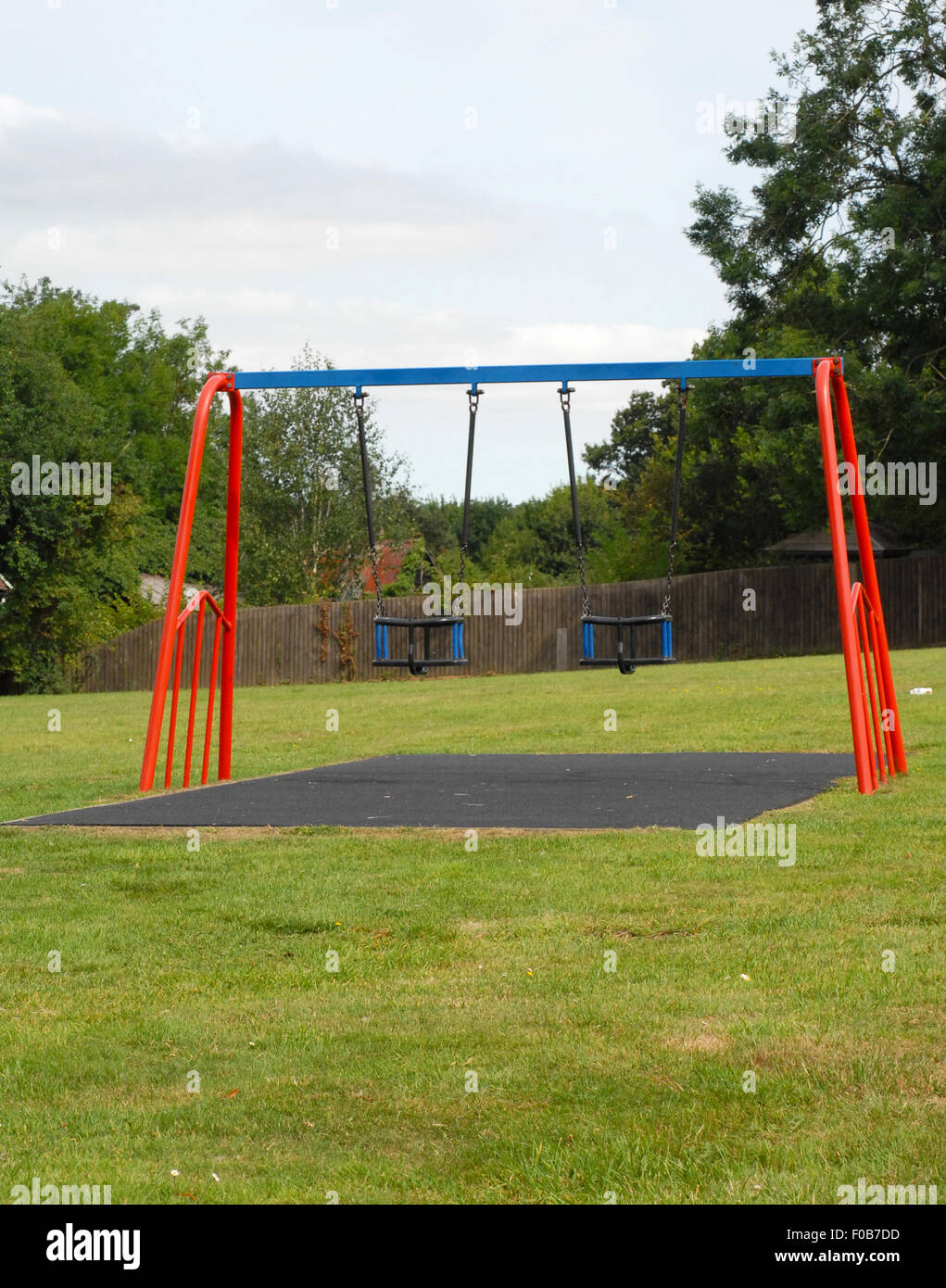 Play area park swings slides hi-res stock photography and images - Alamy