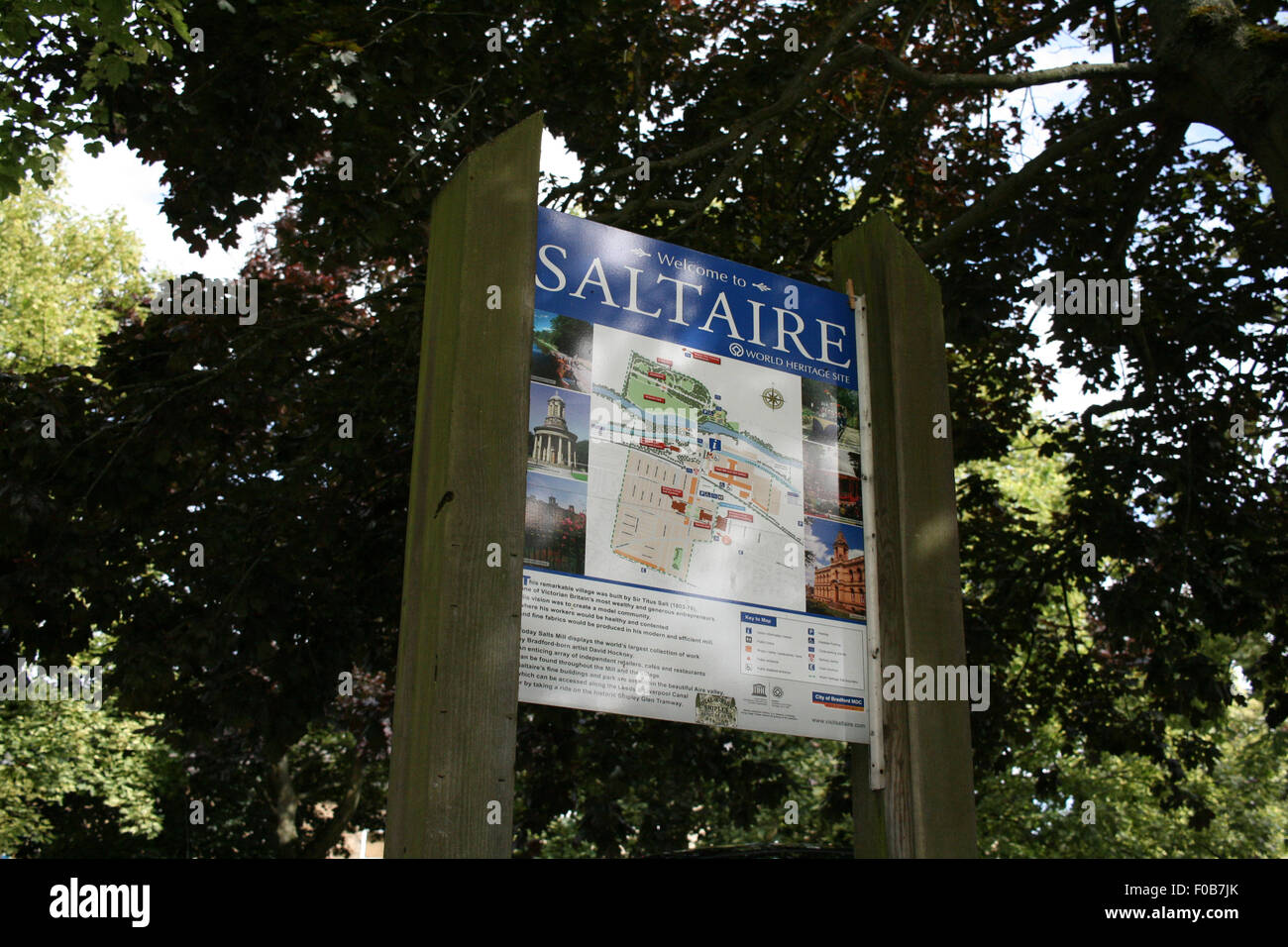Saltaire map hi-res stock photography and images - Alamy