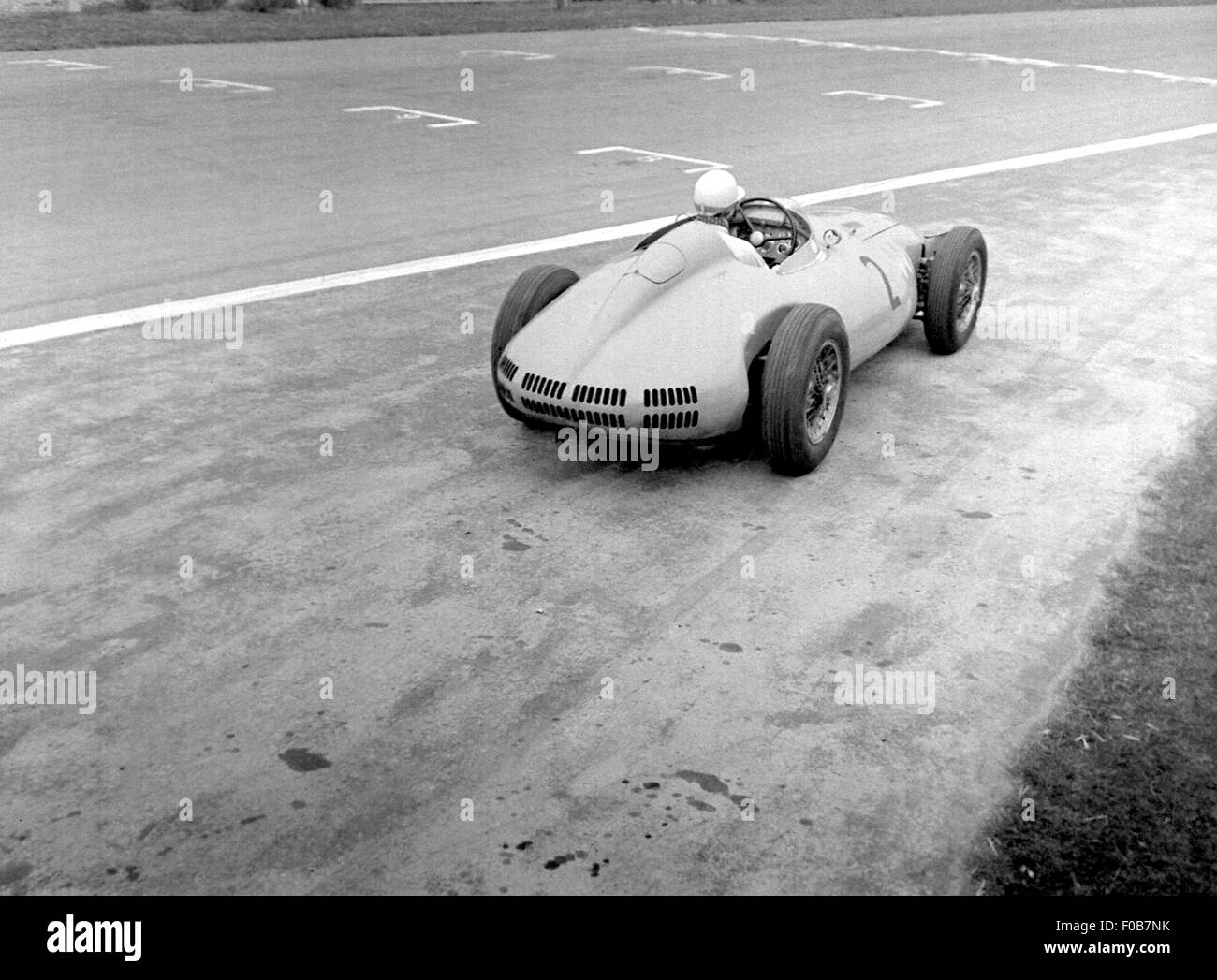 Robert Manzon in his Gordini Stock Photo - Alamy