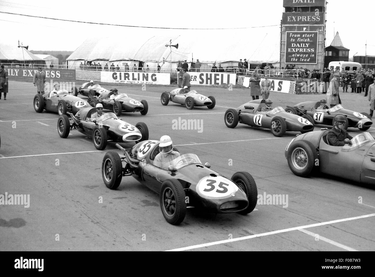 IX BRDC International Trophy at Silverstone 1957 Stock Photo - Alamy