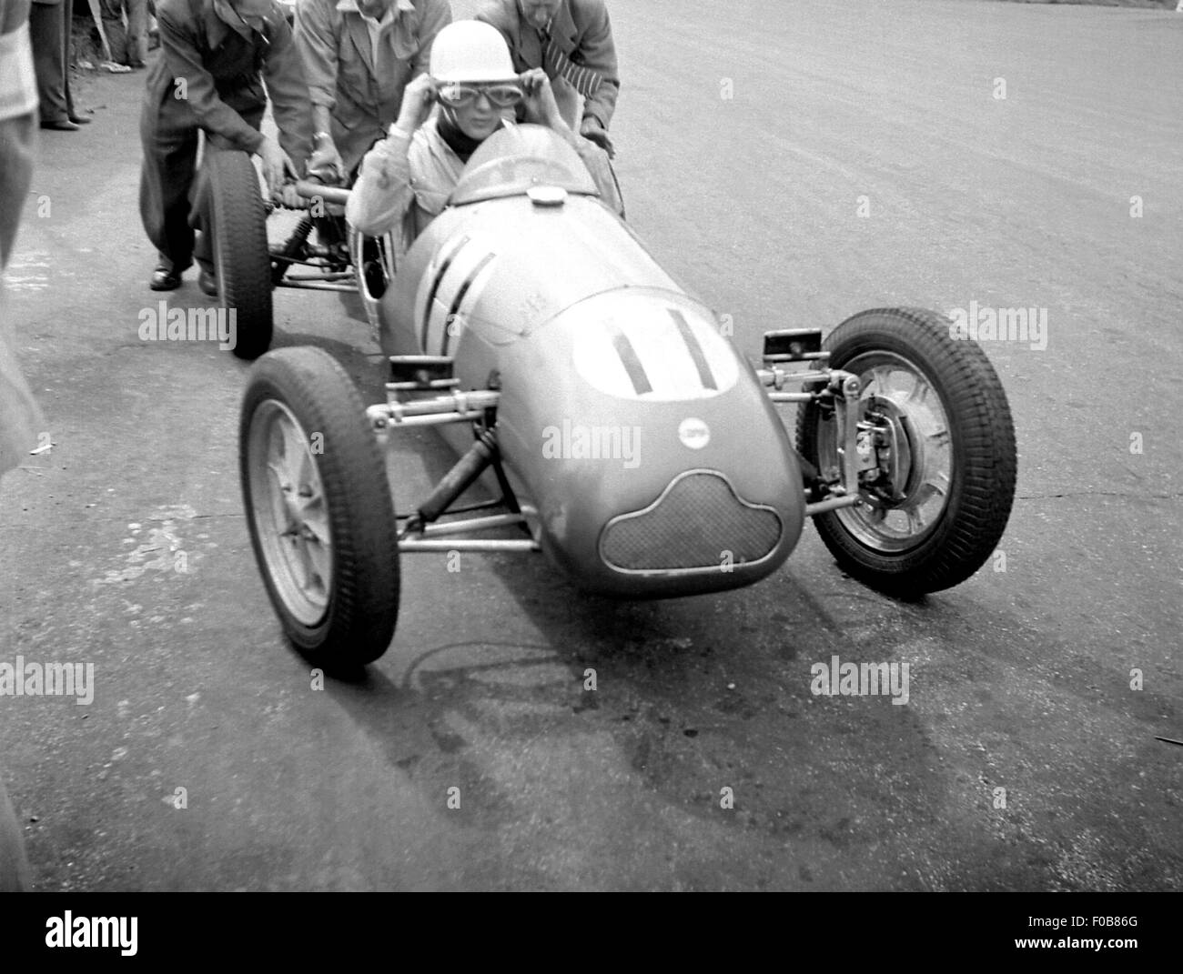 Cooper 500 push start Stock Photo - Alamy