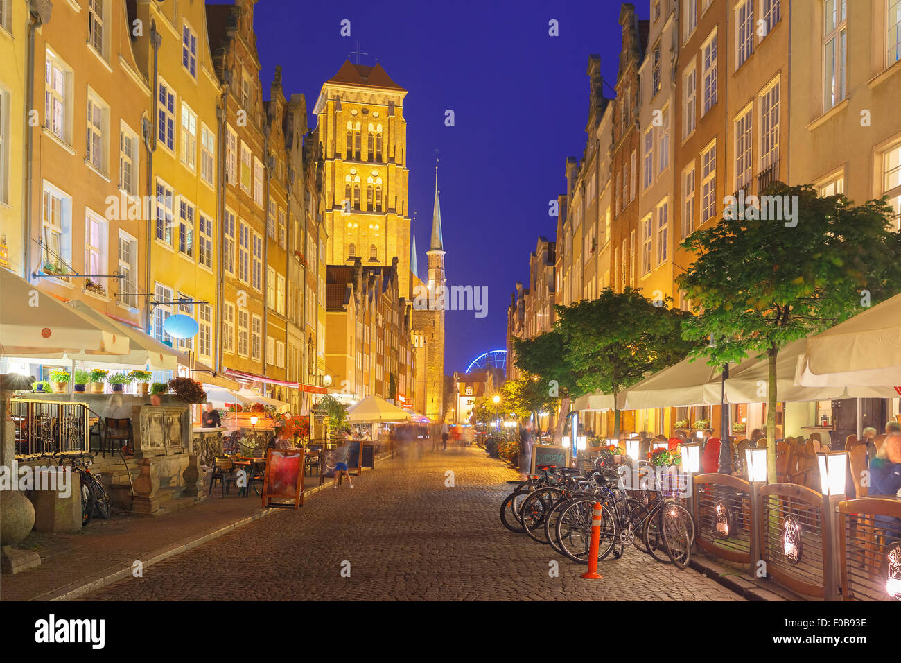 Mariacka street in Gdansk Old Town, Poland Stock Photo - Alamy