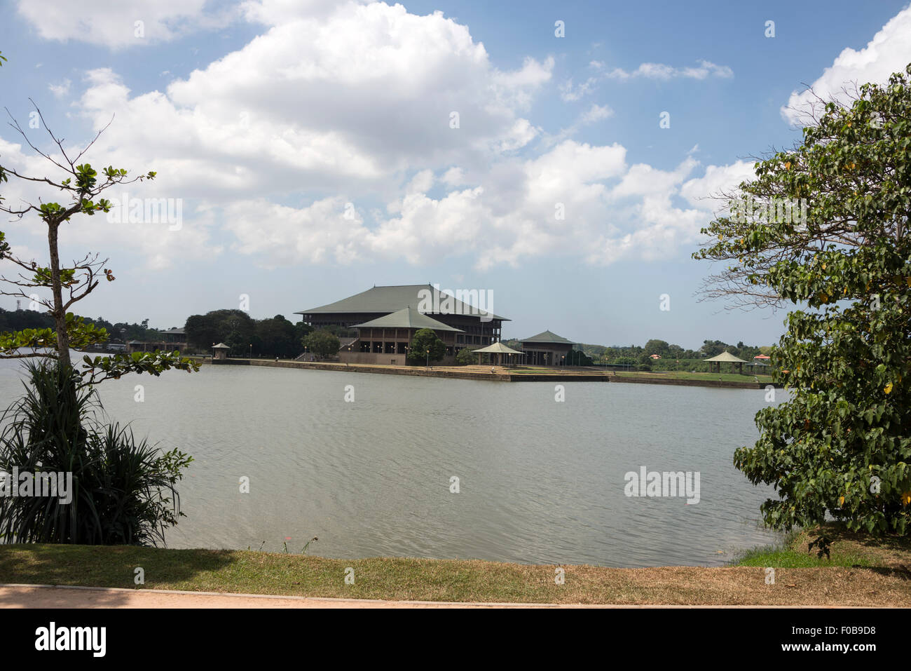 The Sri Lankan Parliament Complex known as the new parliament is on an ...