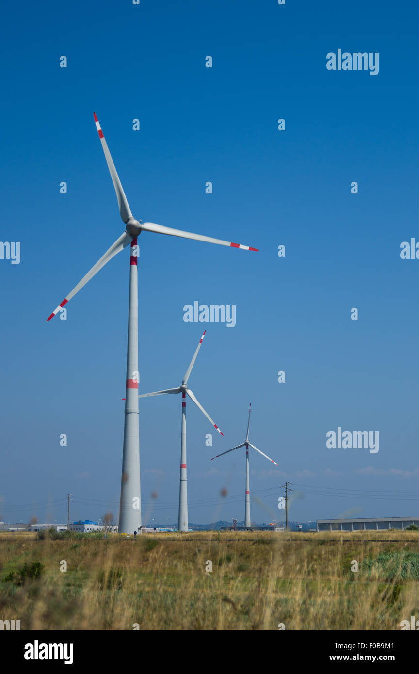 Industrial wind turbine in Tuscany Stock Photo - Alamy