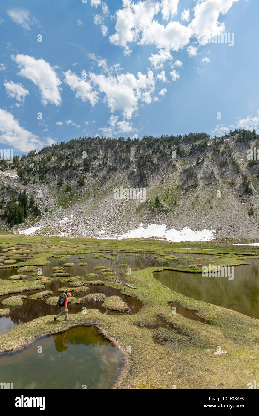 Swamp lake wallowa mountains oregon hi-res stock photography and images ...