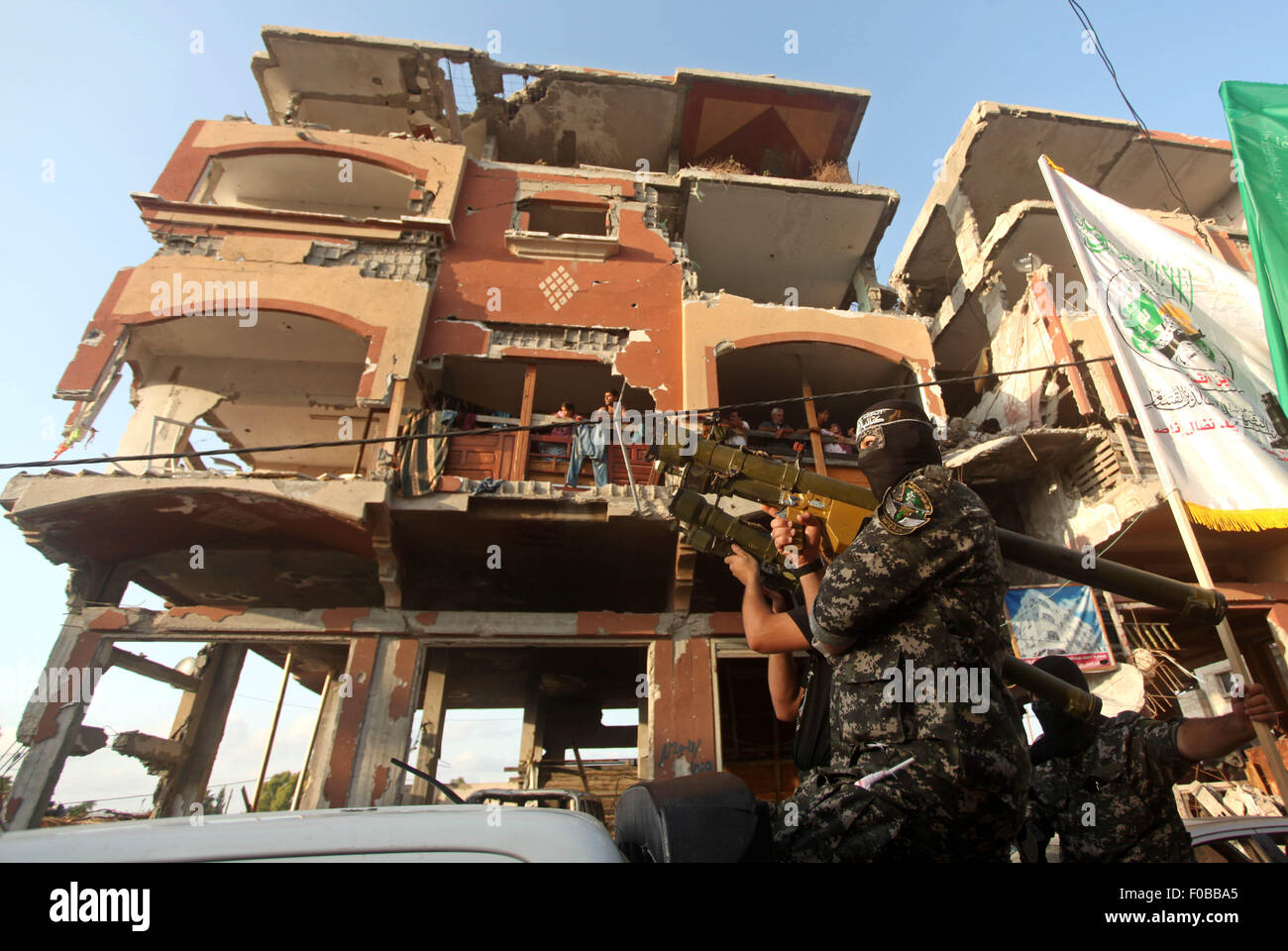 Beit Hanoun, Gaza Strip, Palestinian Territory. 11th Aug, 2015. Members ...