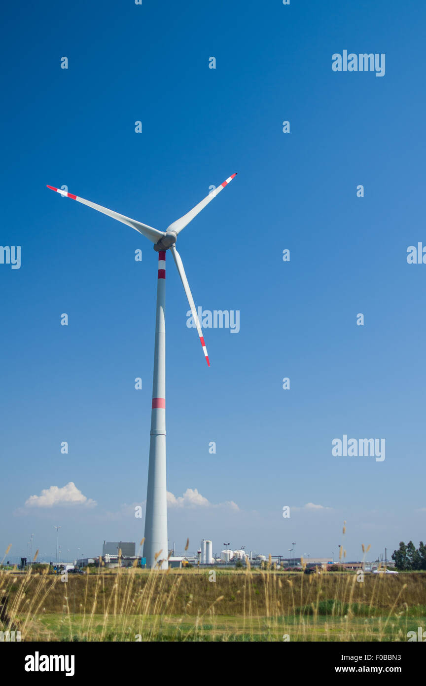 Industrial wind turbine in Tuscany Stock Photo - Alamy